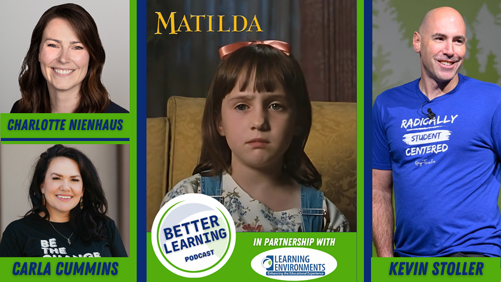 ‘Matilda’ with Charlotte Nienhaus, Carla Cummins, and Kevin Stoller